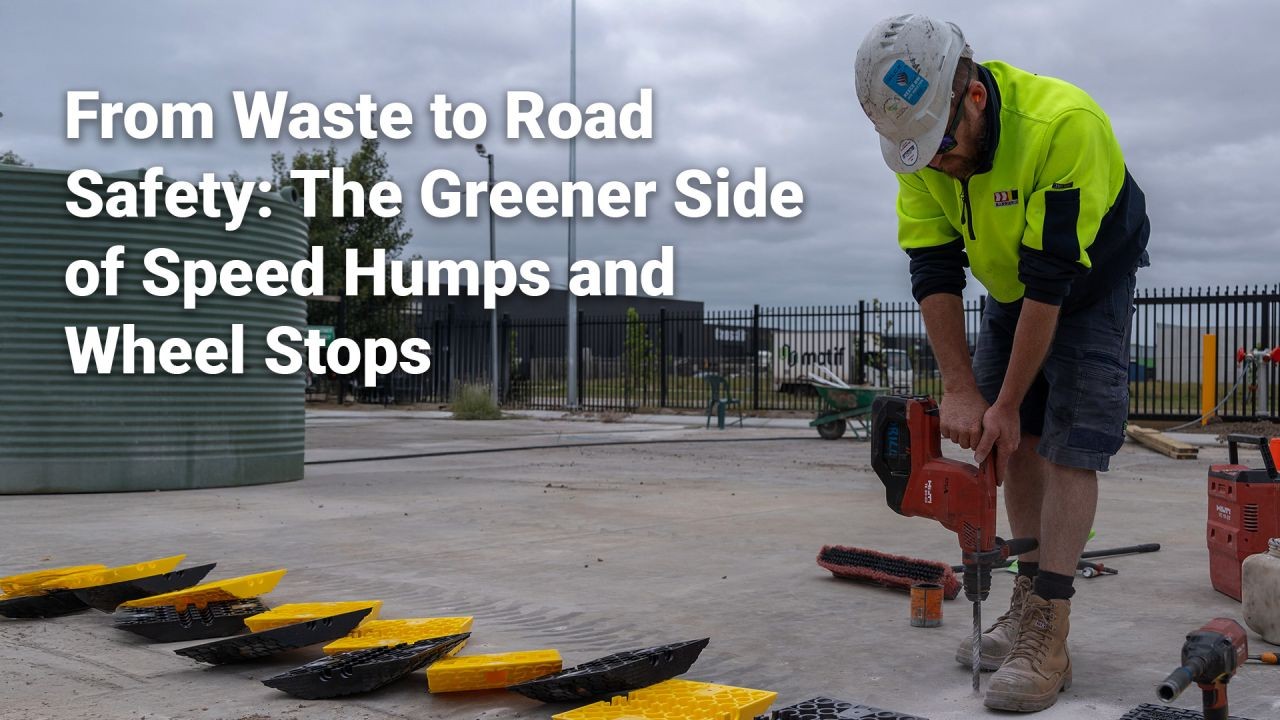 Waste To Road Safety: Recycled Speed Humps And Wheel Stops - Barrier Group